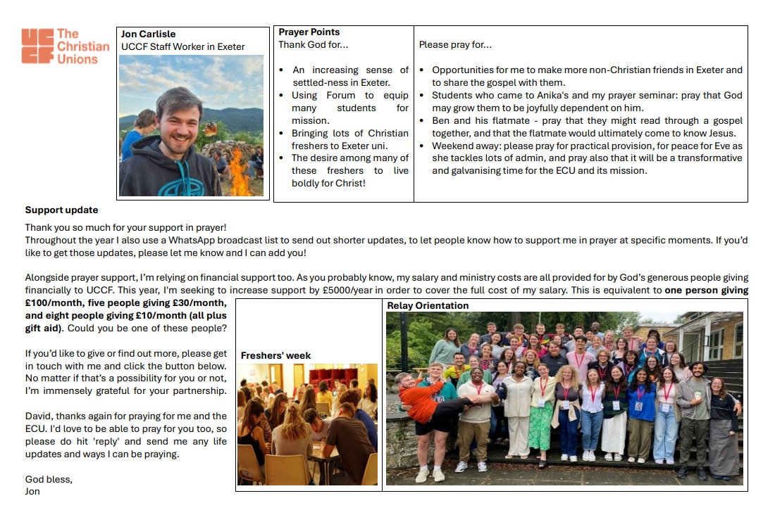 Frimley Baptist Church : Jon Carlisle